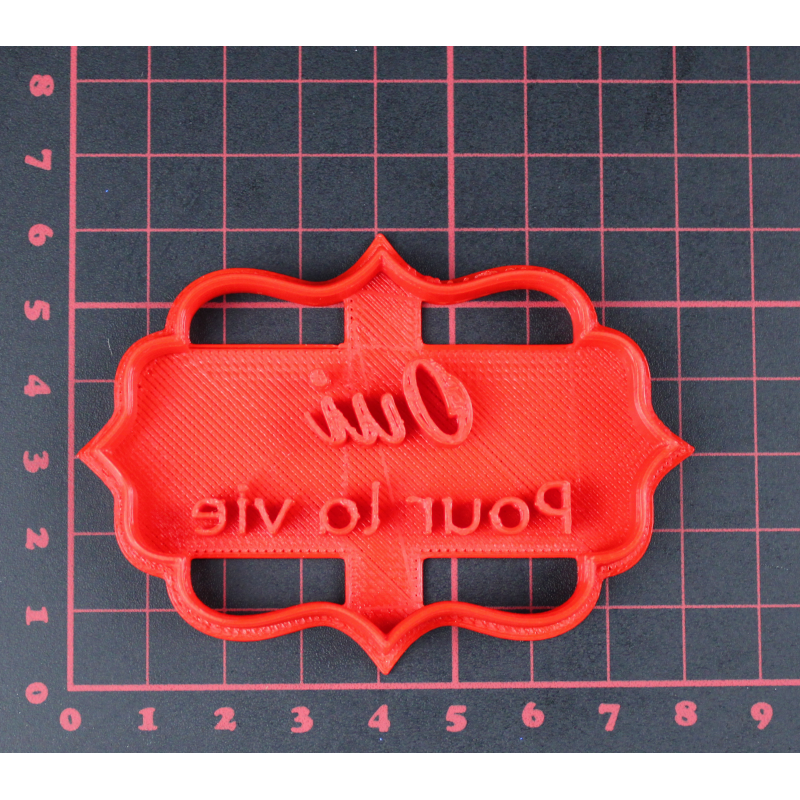 "Oui pour la vie" - Chic - Emporte-pièce